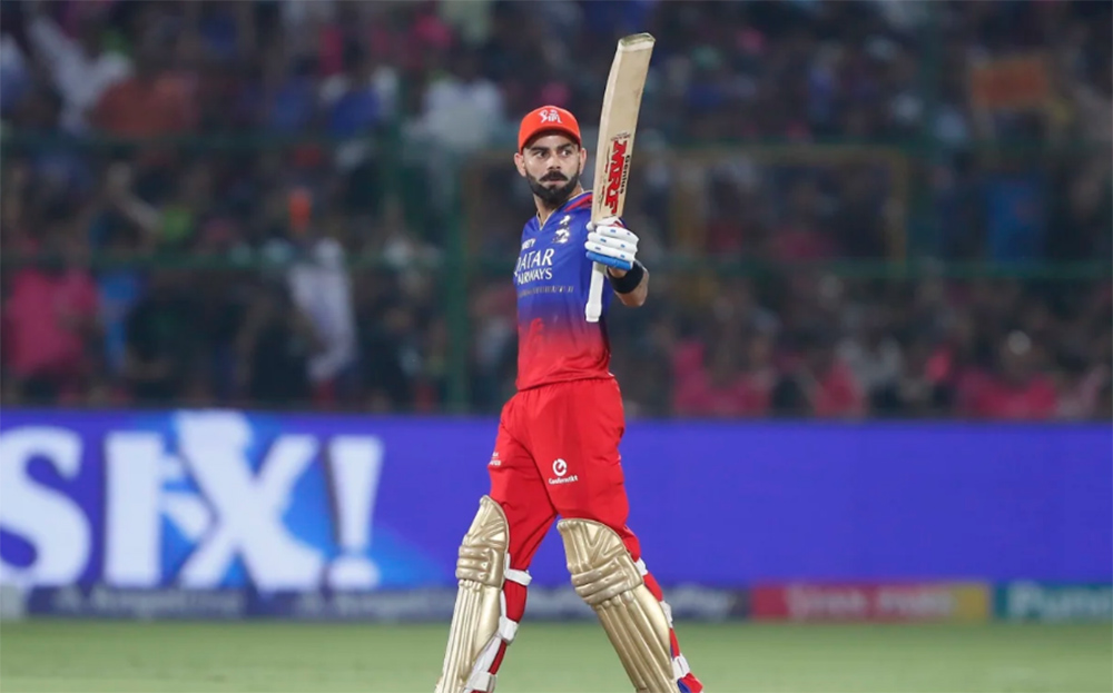 कोहलीले बनाए जारी आइपिएलको पहिलो शतक | Himal Times