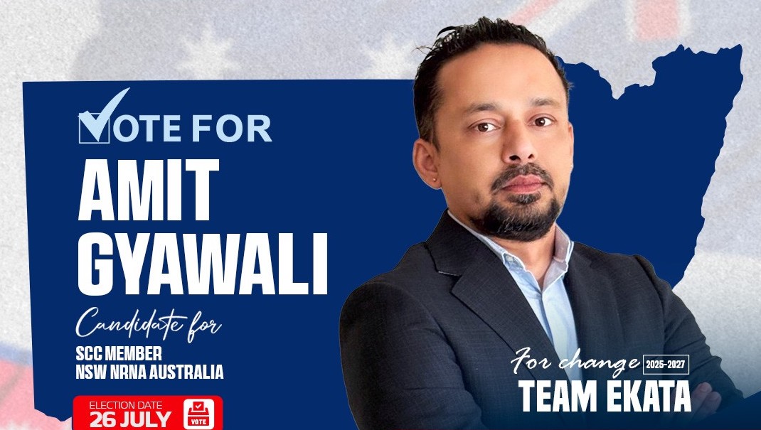 नेपाली समुदायका मेहनती युवा अमित ज्ञवाली एनआरएनए एससीसी सदस्य पदका लागि उम्मेदवार | Himal Times